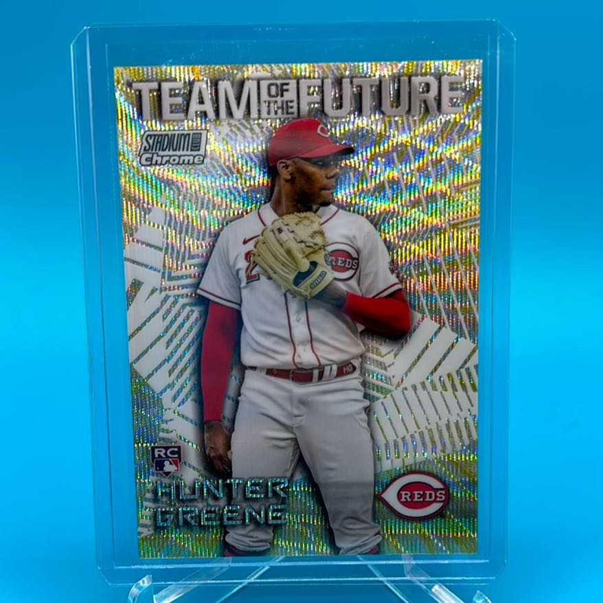 2022 Stadium Club Chrome Hunter Greene Team Of The Future Wave ...