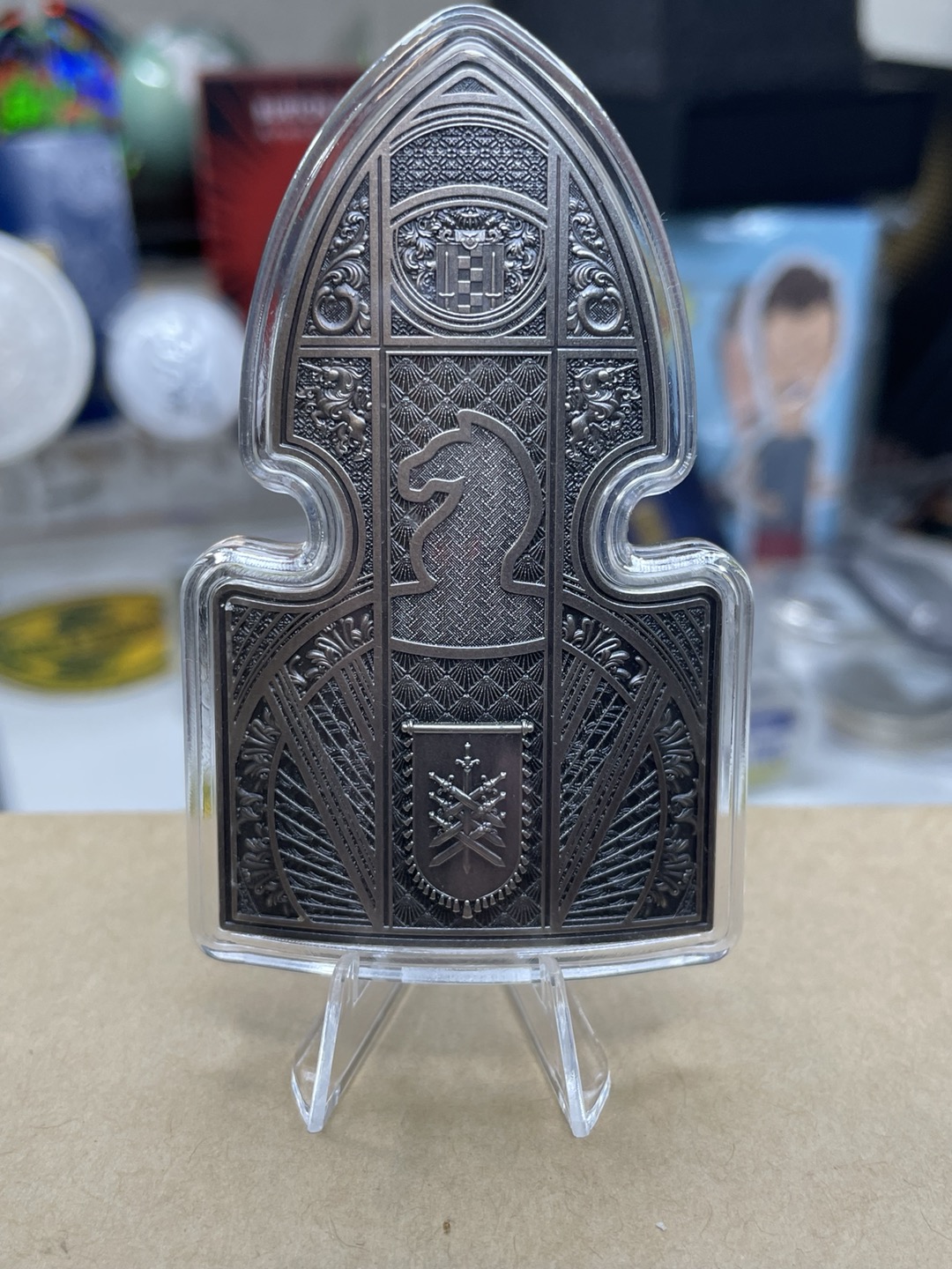 KNIGHT STACKER CHESS CROWN SERIES 2023 1 oz Silver Stacker Capsule ...