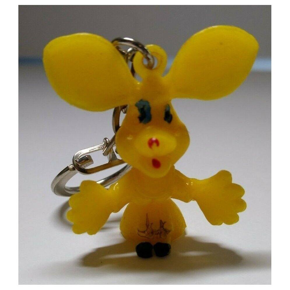 Topo Gigio Figure Keychain Ed Sullivan Show Yellow Mouse 1960's Gift ...