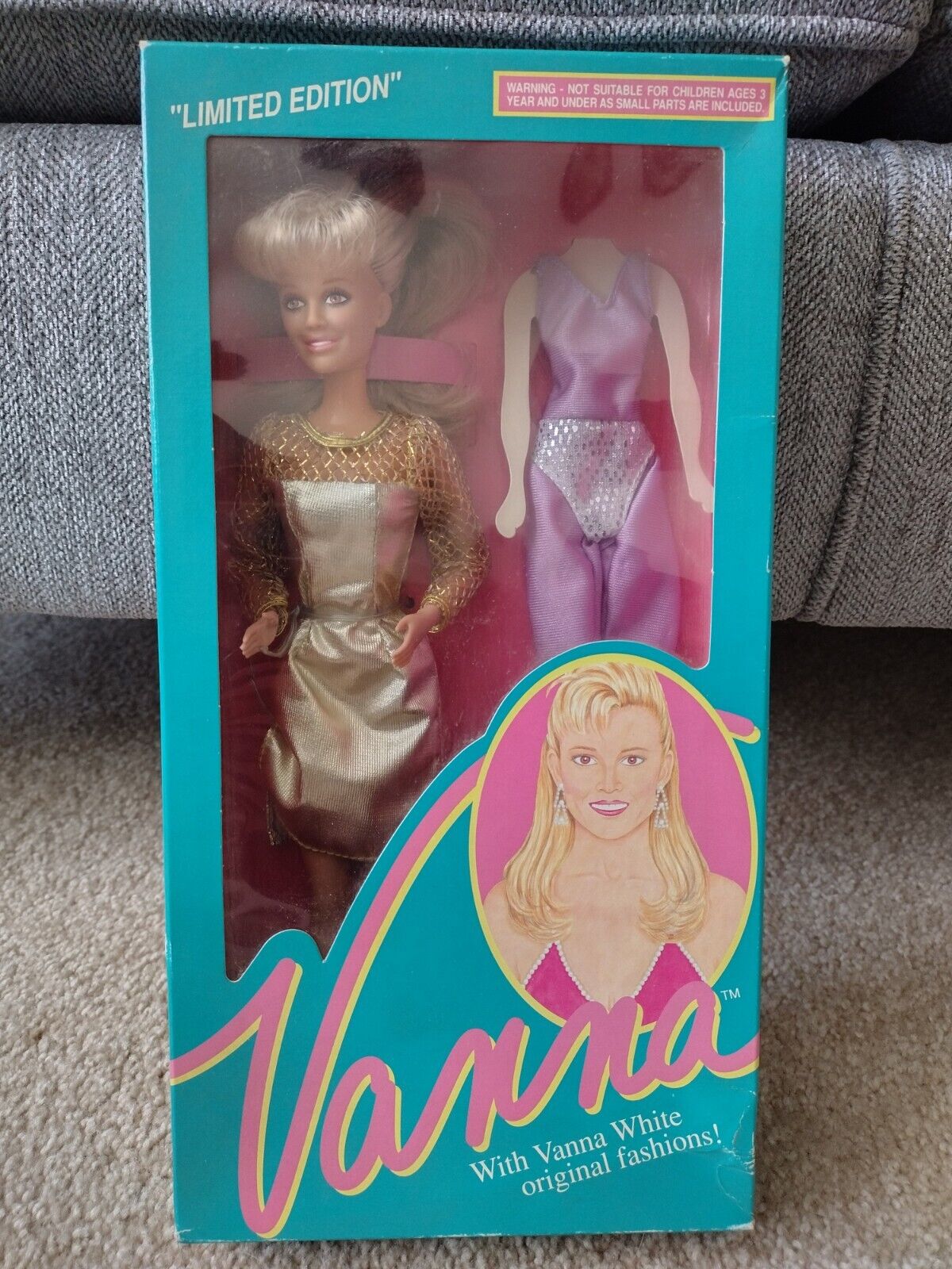 Vanna White Original 1990 Fashions Limited Edition Doll New in Box
