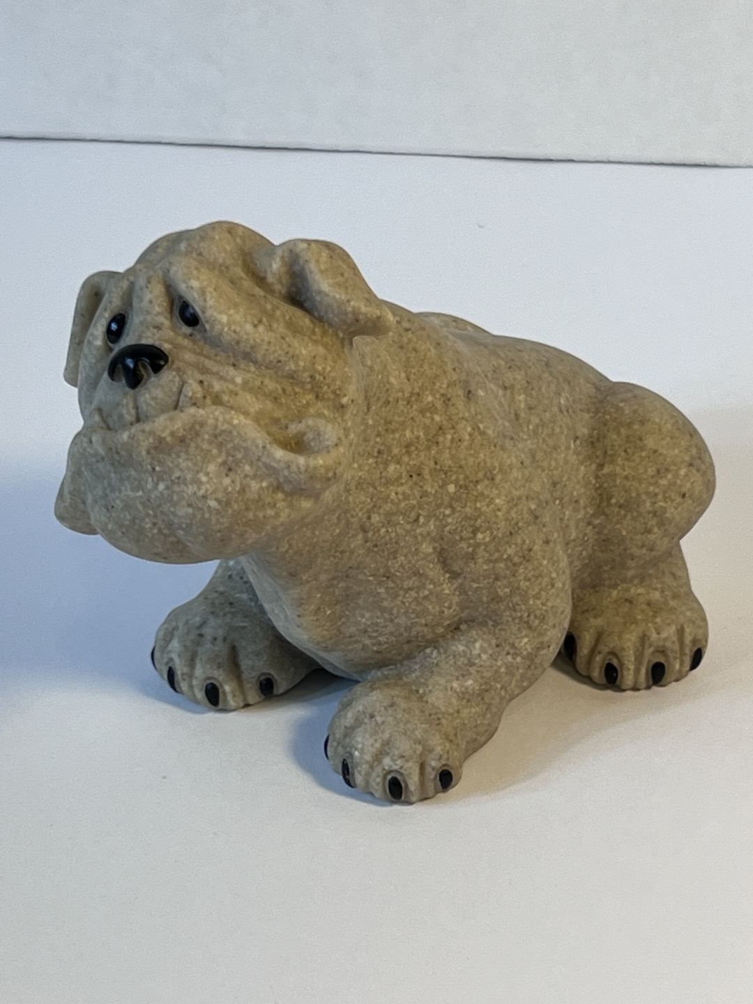 Quarry Critters Bully Dog Figurine #50274 Second Nature Design Bull Dog ...