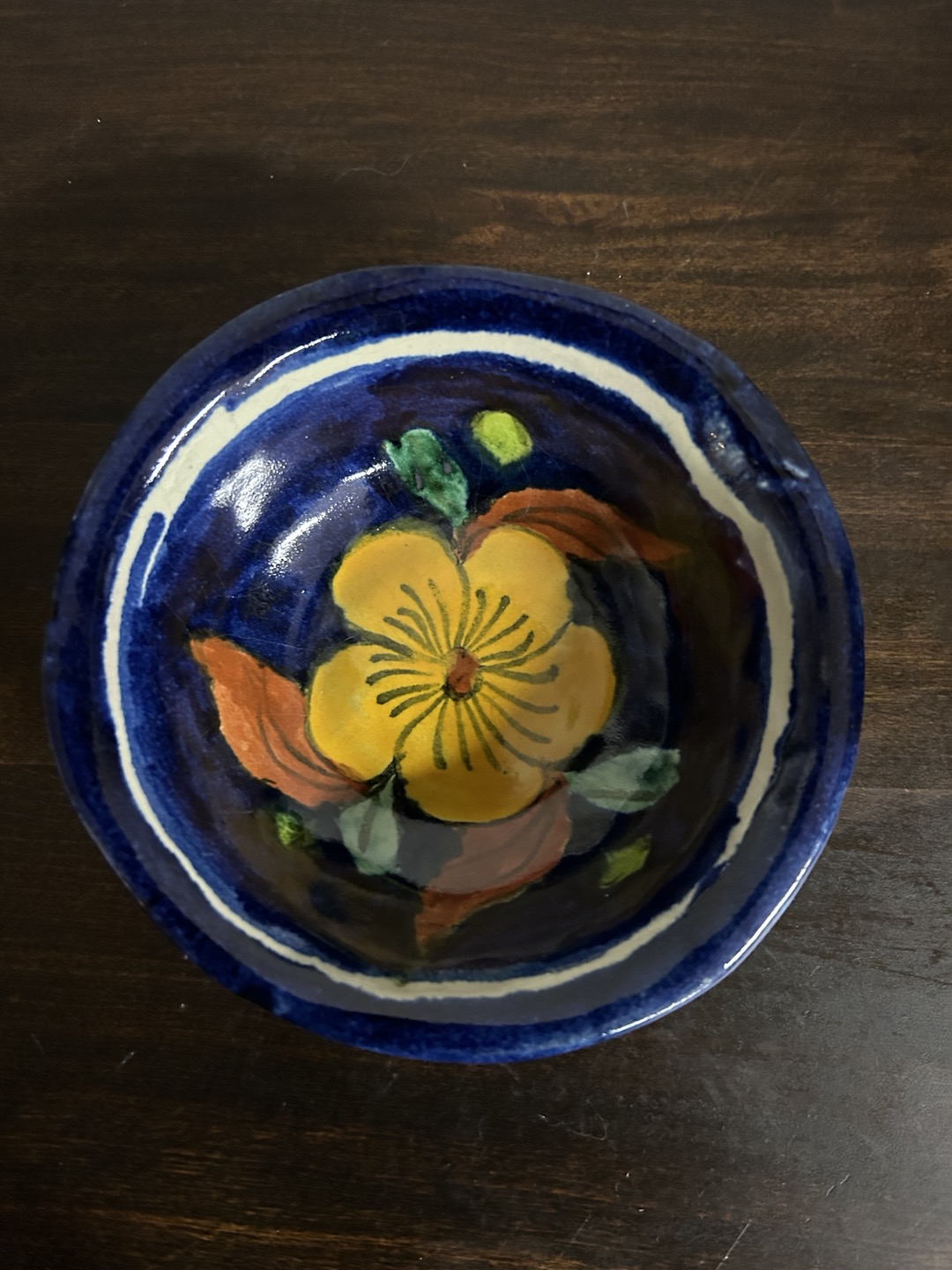 Mexican Tal. Pottery Dish