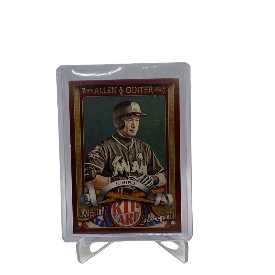 2023 Allen and Ginter Ichiro Rip Card /99 UNRIPPED Miami Marlins 2025 HOF