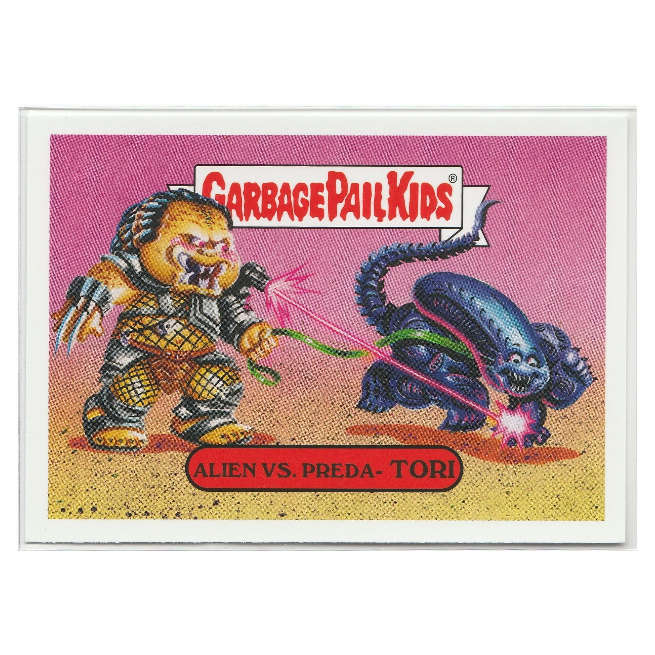 Garbage Pail Kids Alien vs. Preda-Tori Modern Horror Sticker #1b of 15 ...