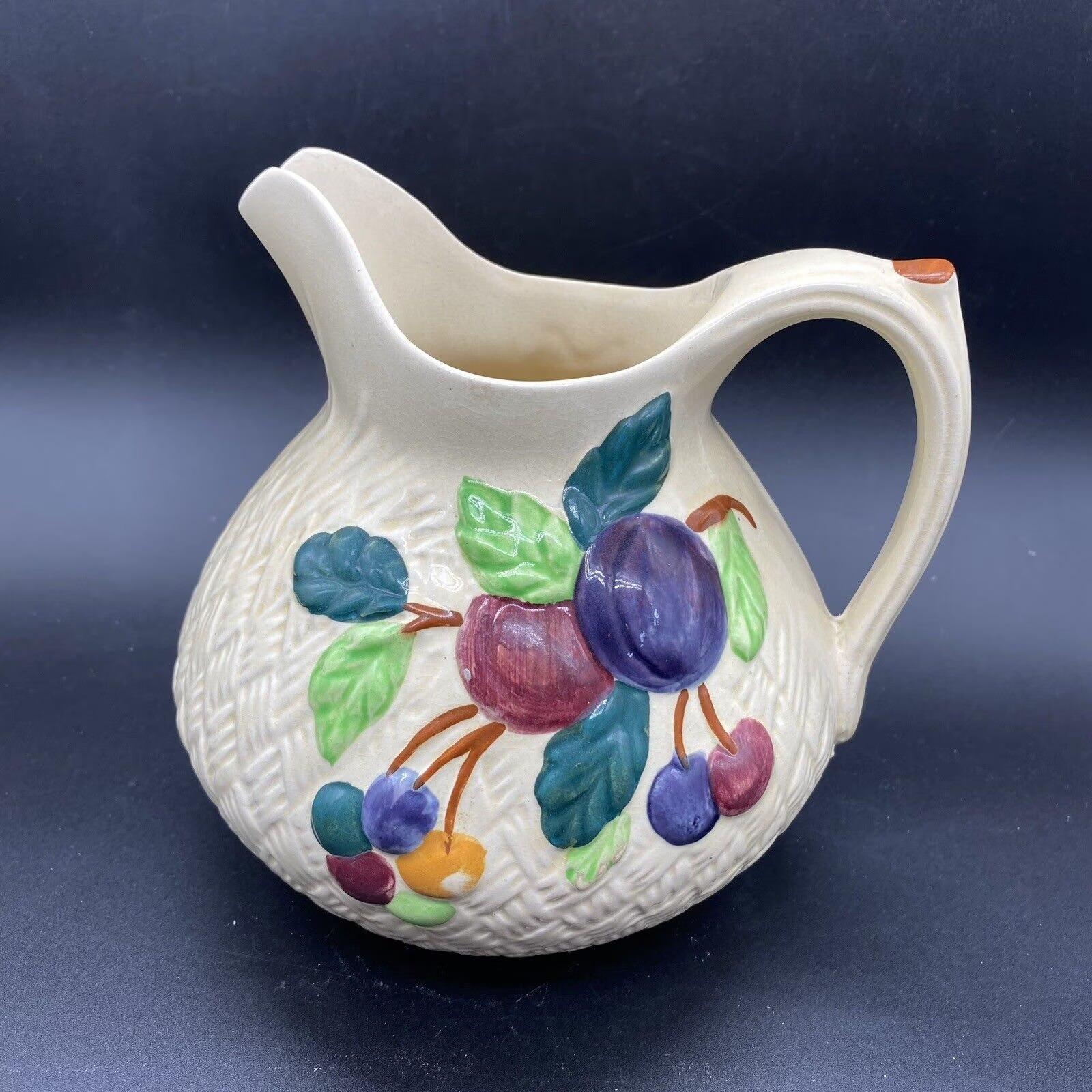 #1308 Large Pitcher Jug by Shorter England Staffordshire Pottery ...