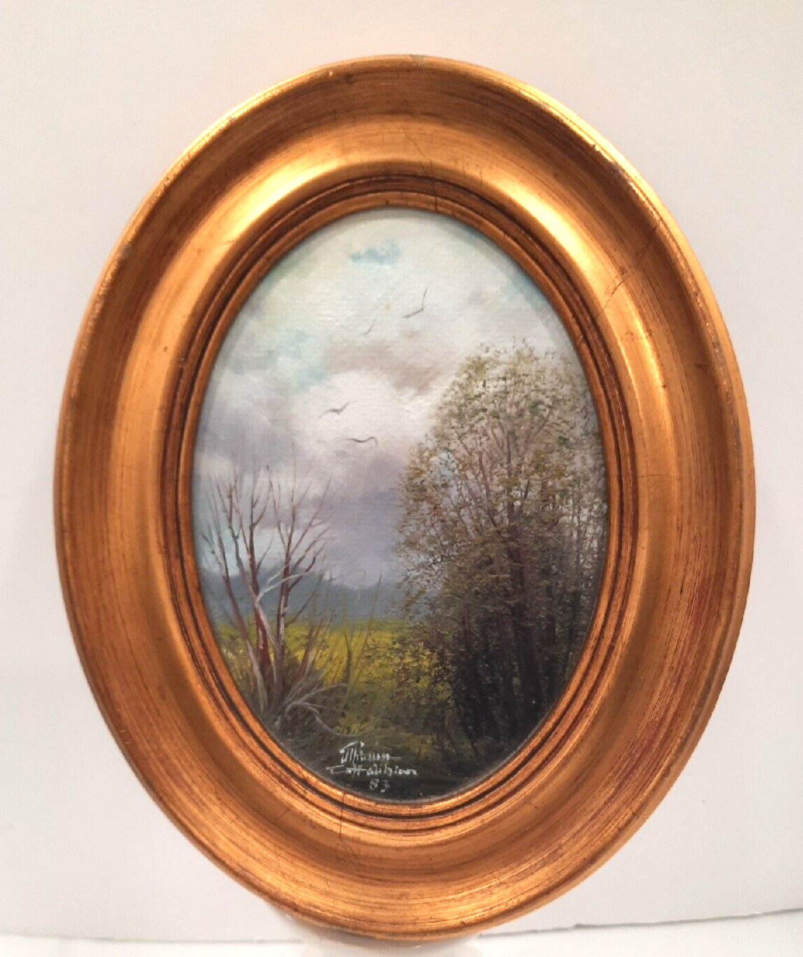 VTG 1983 Minas Gharibian Landscape Original Oil Painting w/ COA Merrill ...