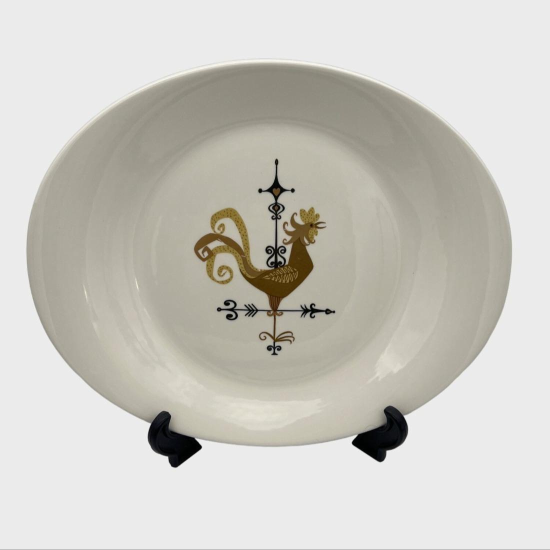 Edwin Knowles Weather Vane Pattern 12" Serving Platter MCM Farmhouse ...