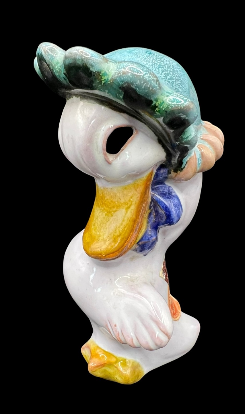 RARE Vintage Leopold Anzengruber Keramik Austrian Ceramic Duck Goose ...