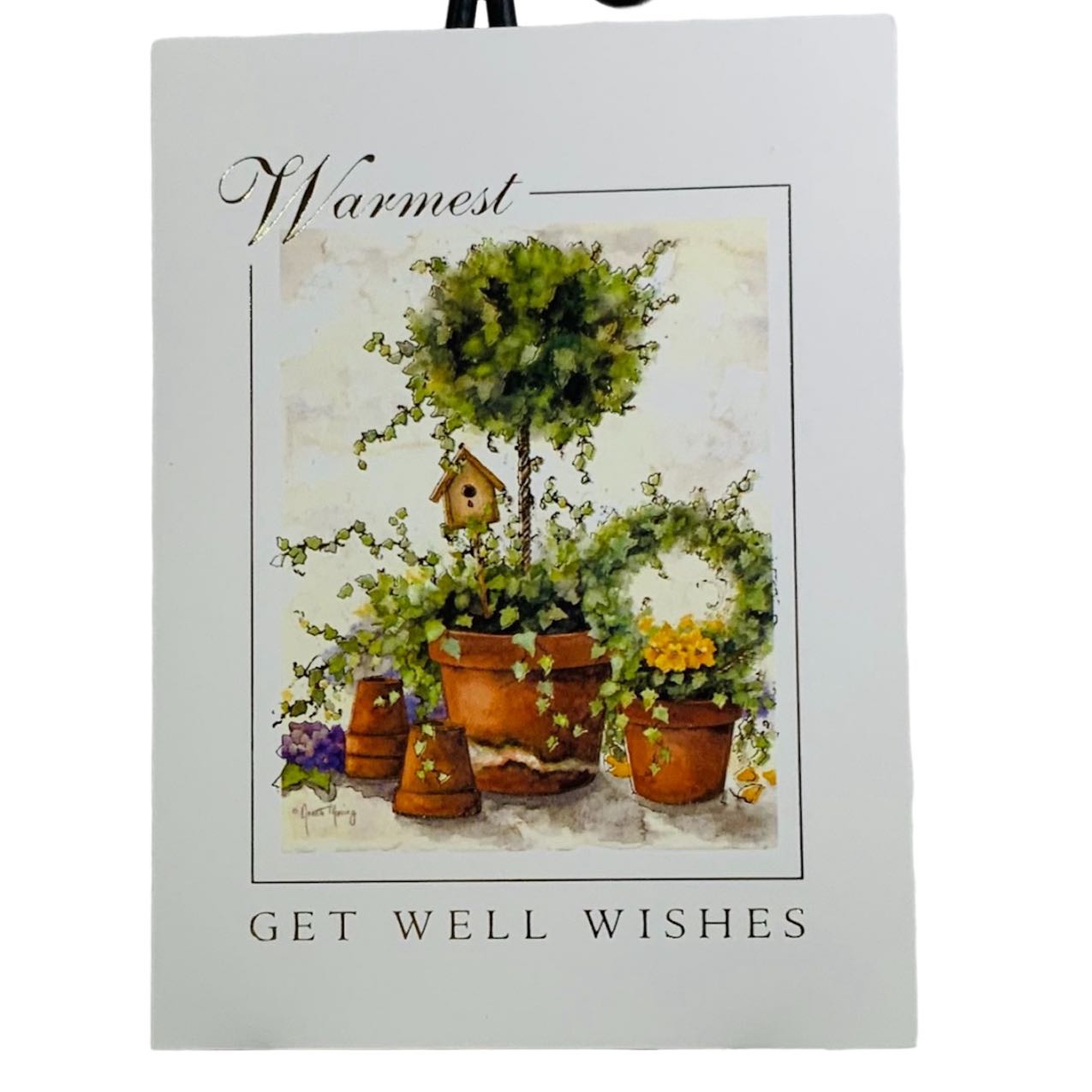 Vintage Get Well Greeting Card