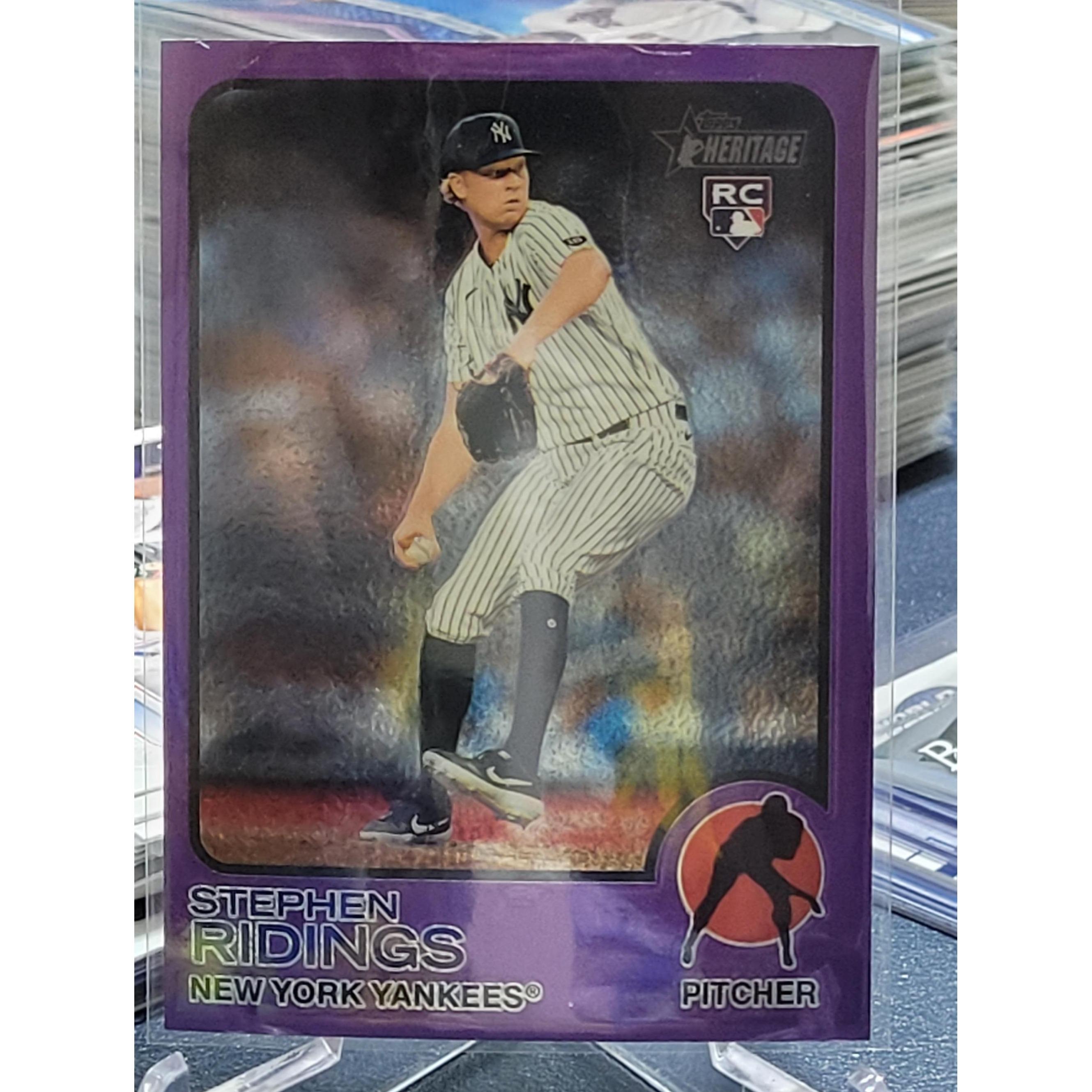 2022 Heritage High Number Base Chrome Hot Box Purple #604 Stephen Ridings