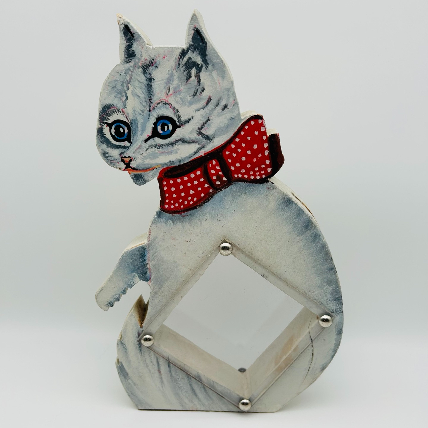 Weirdo Handmade Wooden Cat Coin Bank