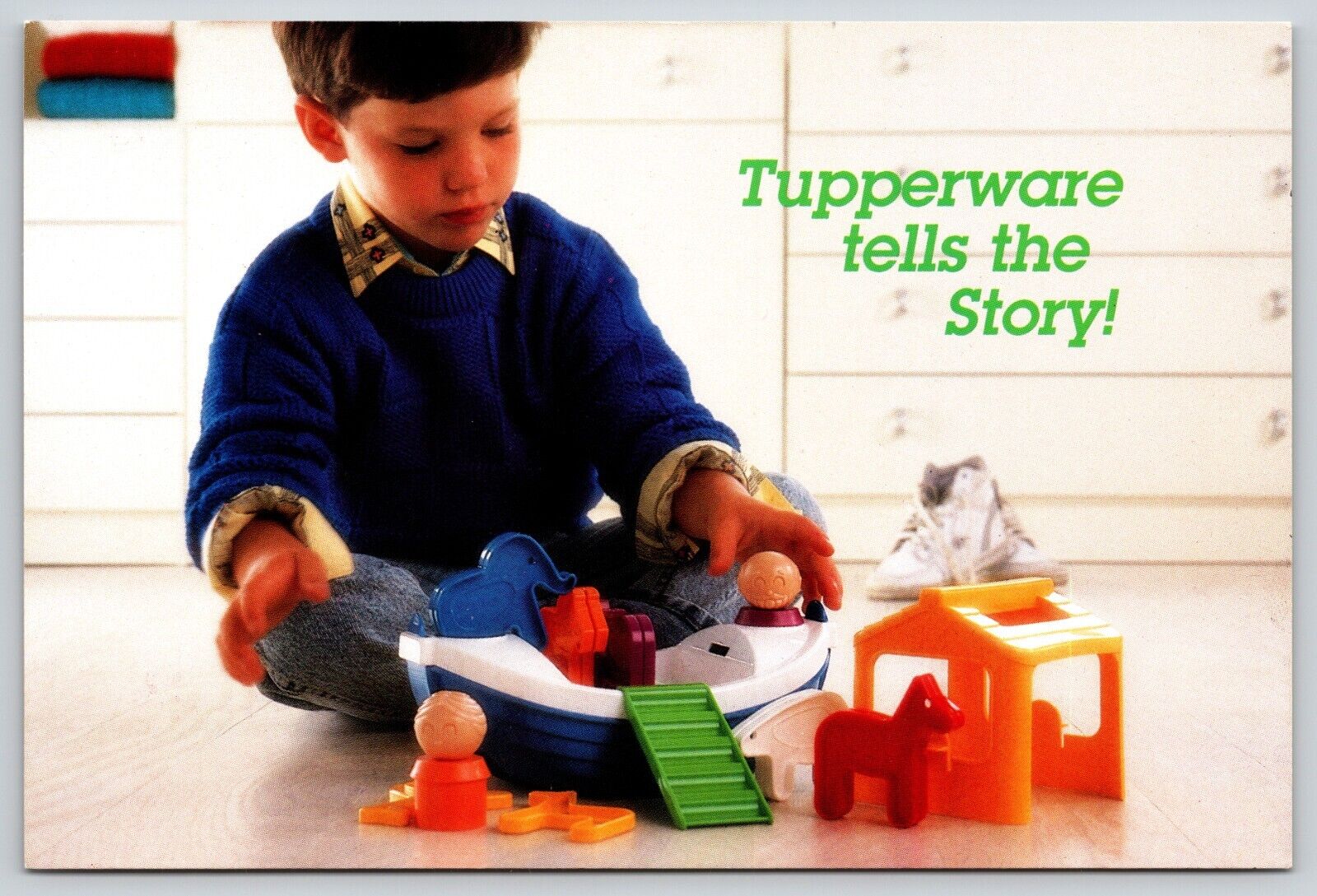 Postcard Tupperware Tells the Story Food Storage Advertisement