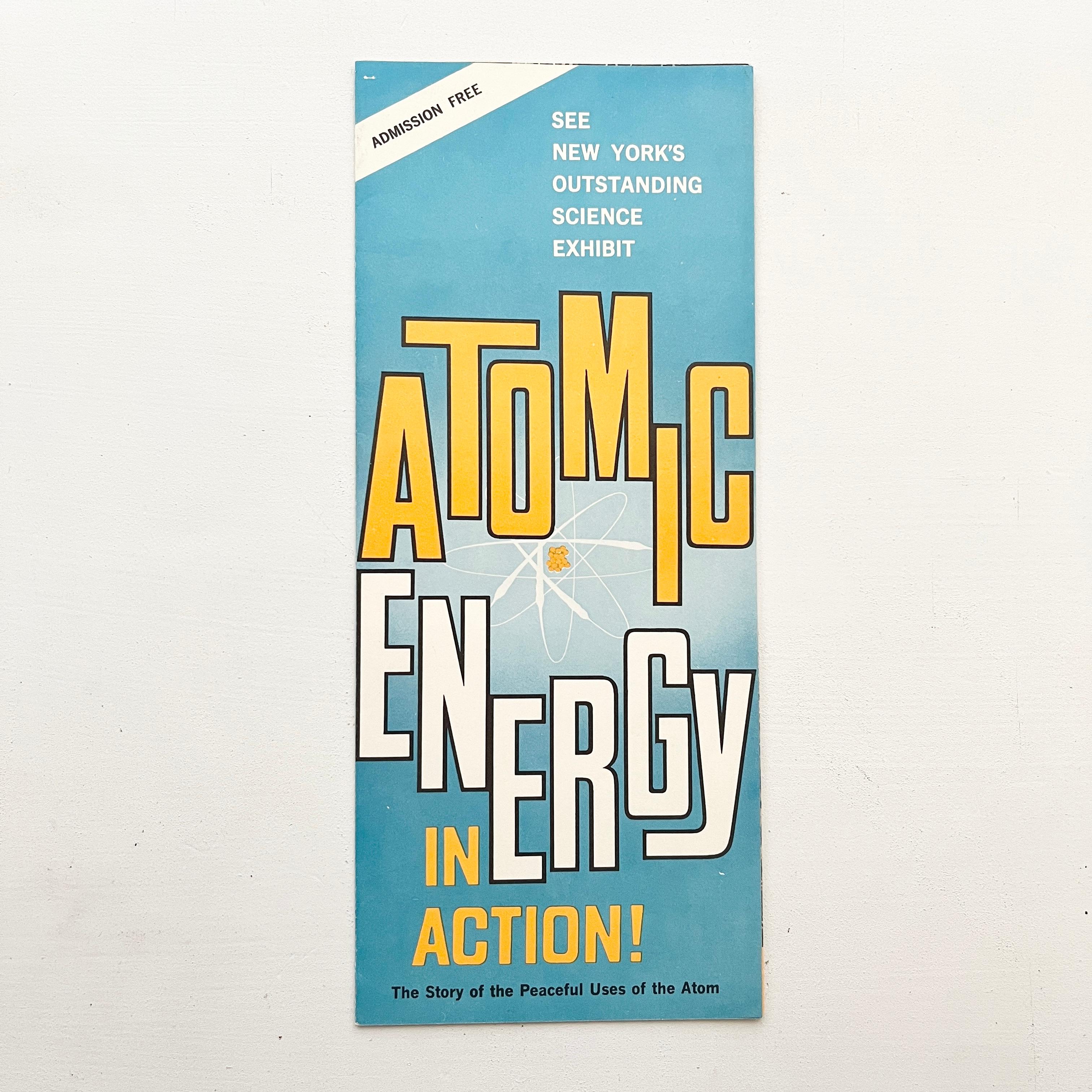 New York City Manhattan Atomic Energy Union Carbide Advertising Vtg 1960s