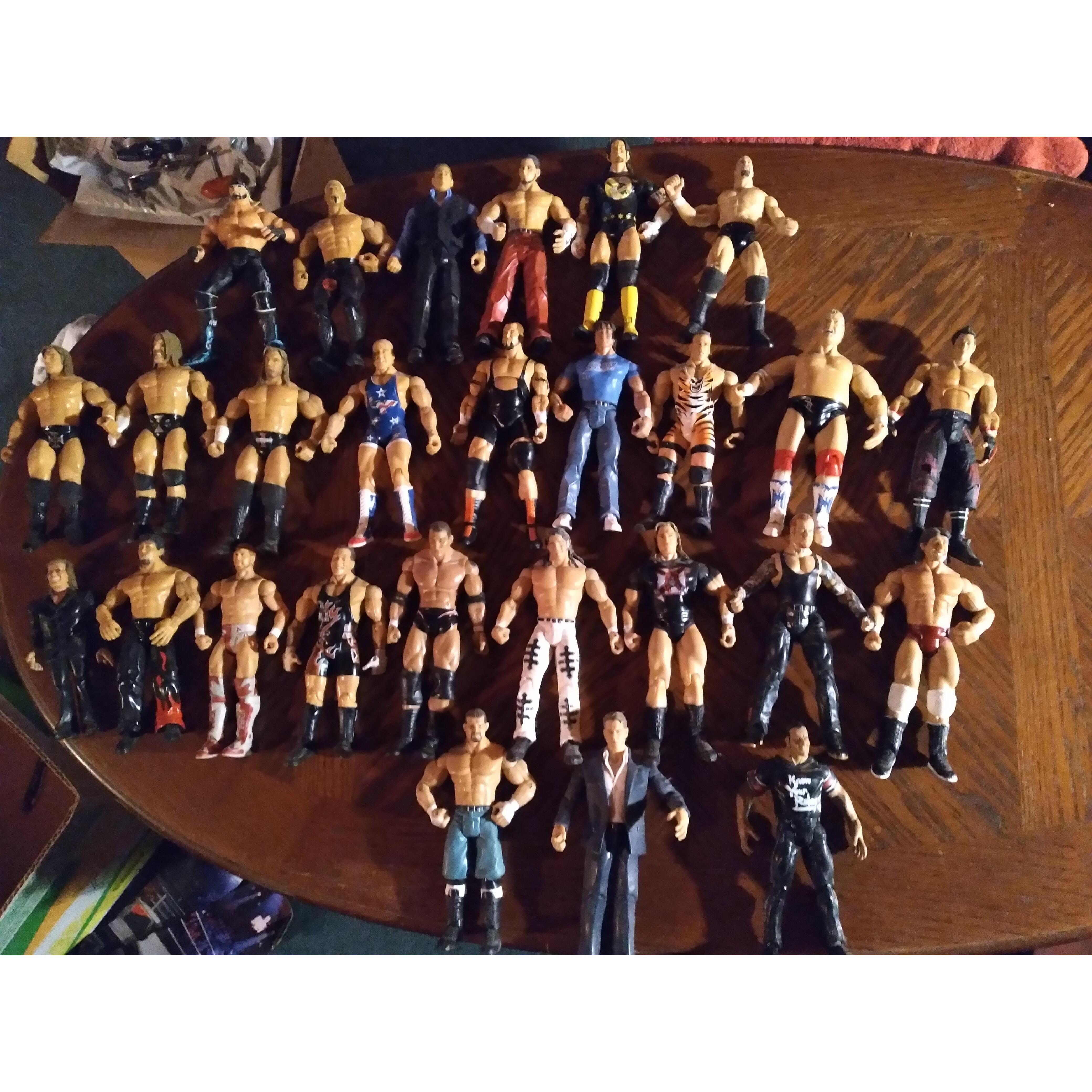 2002-2003-2004 WWE Jakks - Pacific 7” Classic Superstars Action Figures ...