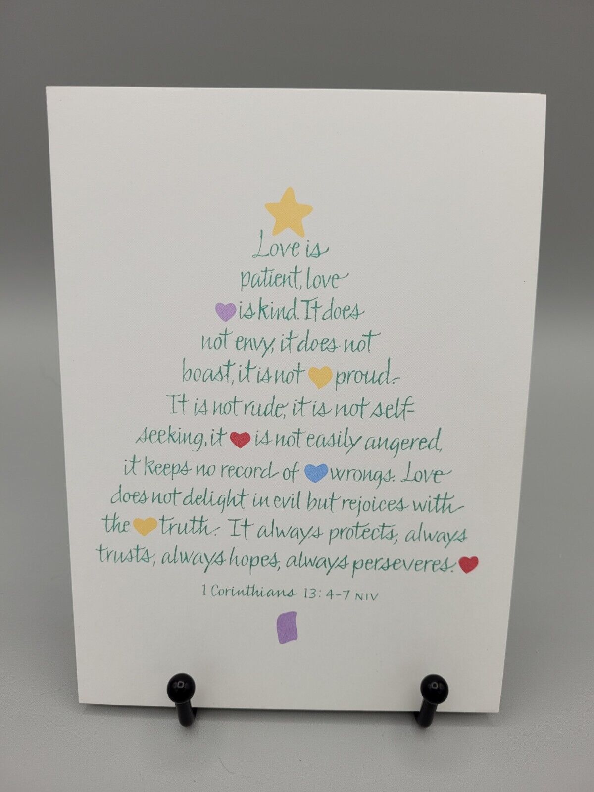 Vintage Love Is Patient Love is Kind Christmas Cards By Current Inc. 18 ...