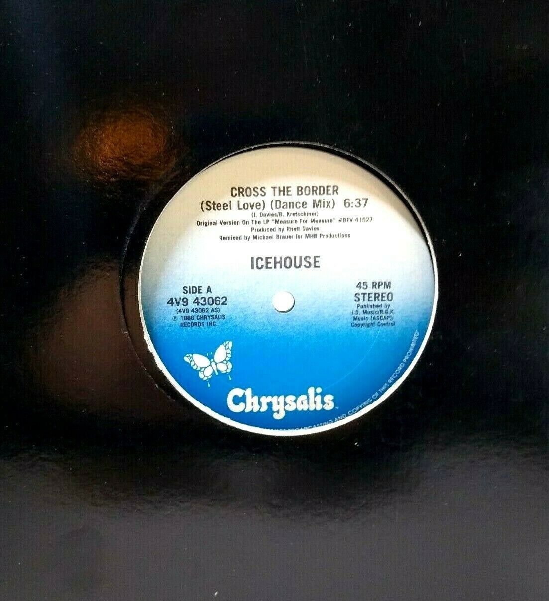 Icehouse Cross The Border Steel Love Vinyl 12" EP Record SynthPop New ...