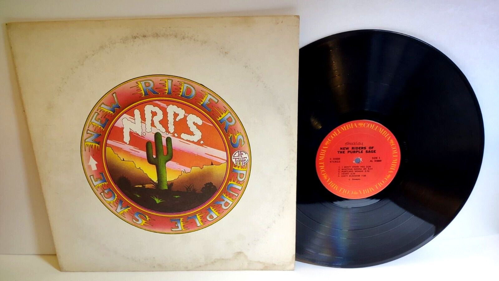 New Riders Of The Purple Sage Vinyl LP Record Album Country Folk Rock 1971