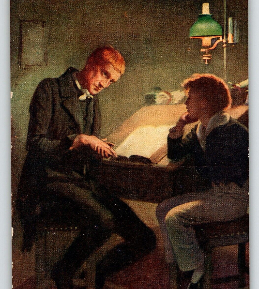 Charles Dickens Raphael Tuck Postcard 3406 David Copperfield Uriah Heep ...