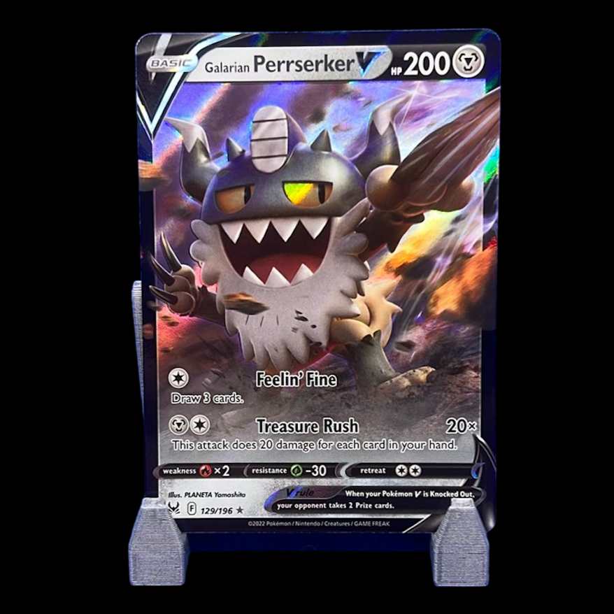 2022 Pokémon Galarian Perrserker V lost origin Ultra Rare 129/196