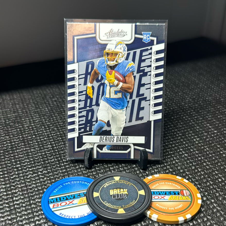 2023 Absolute Derius Davis Rc Los Angeles Chargers