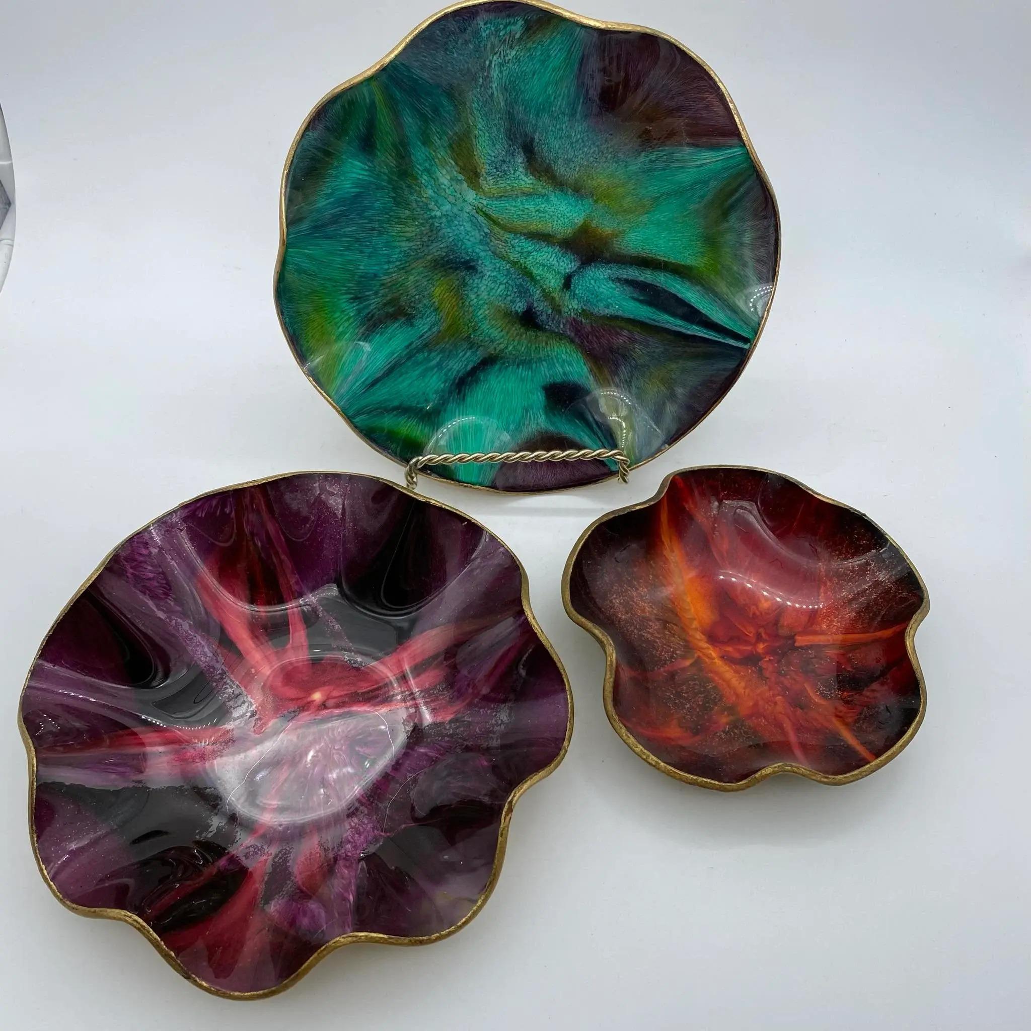 Seetusee by Mayfair Glassware Colourful 70s Dish Canada Choice of Three