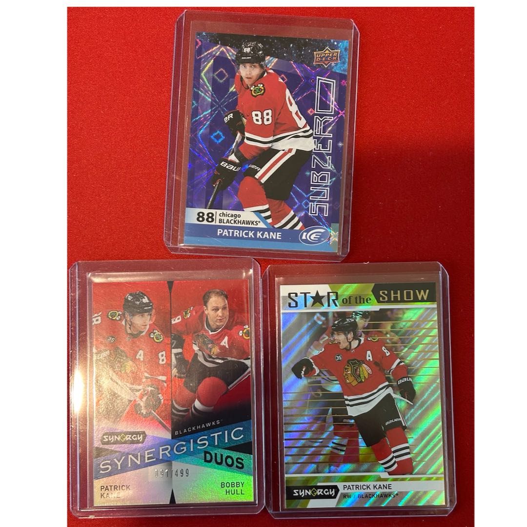 Patrick Kane 3 Card Bundle Chicago Blackhawks