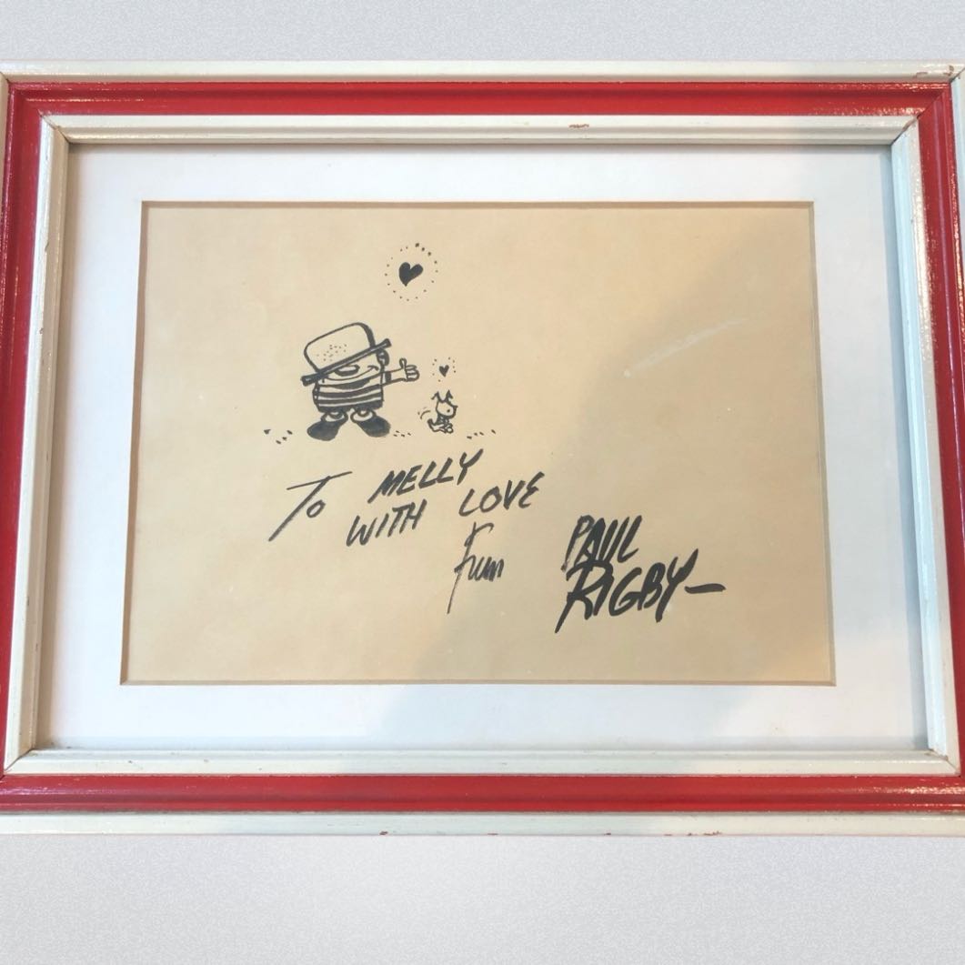 Rare Paul Rigby Original Urchin & Little Dog Signed Political Comic ...