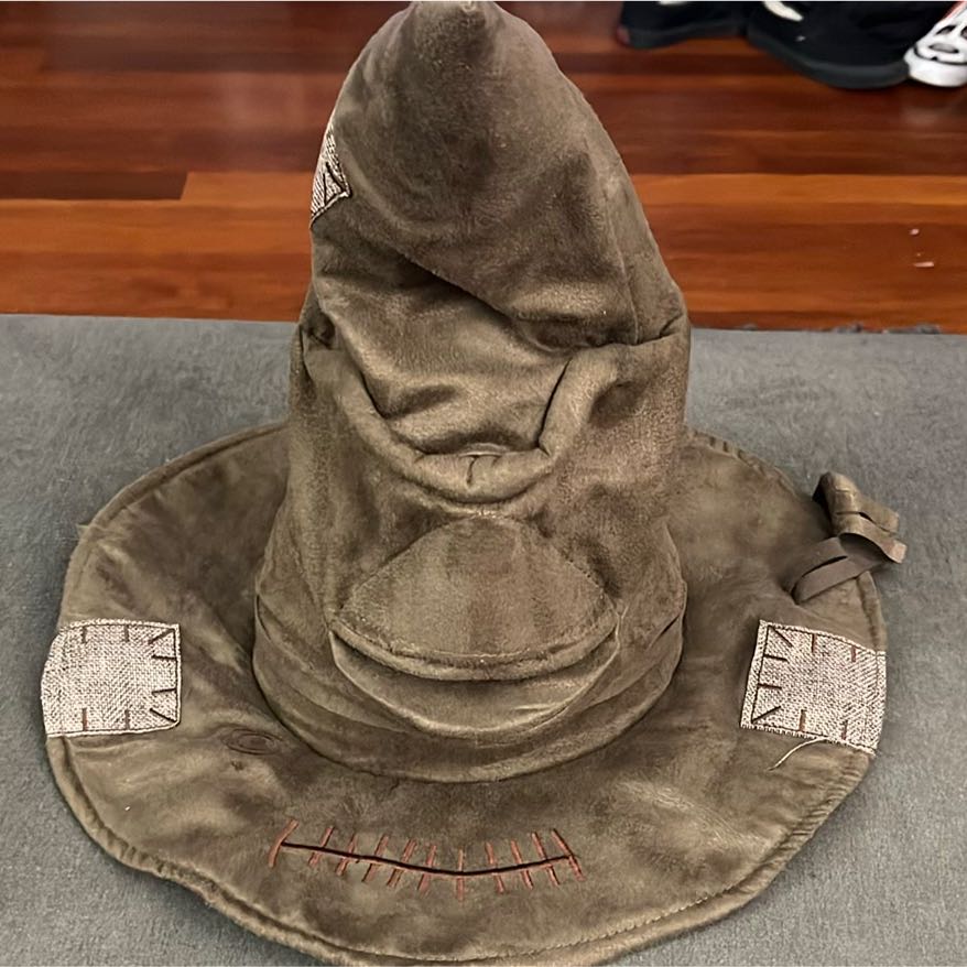 Harry Potter Talking Animated Hogwarts House Sorting Hat Working 15 Phrases