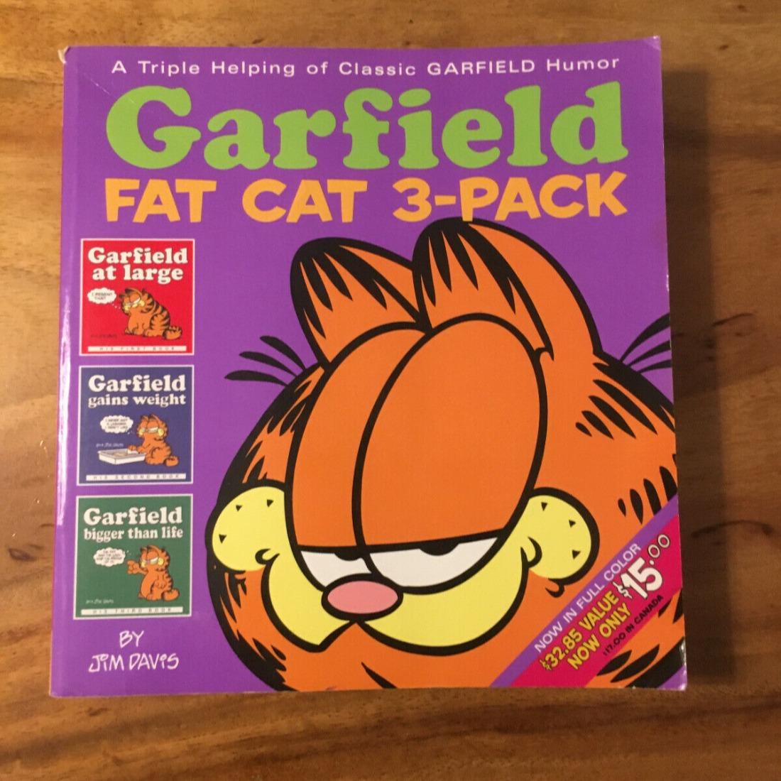 Garfield Fat Cat 3 Pack Comic Strip Books Jim Davis