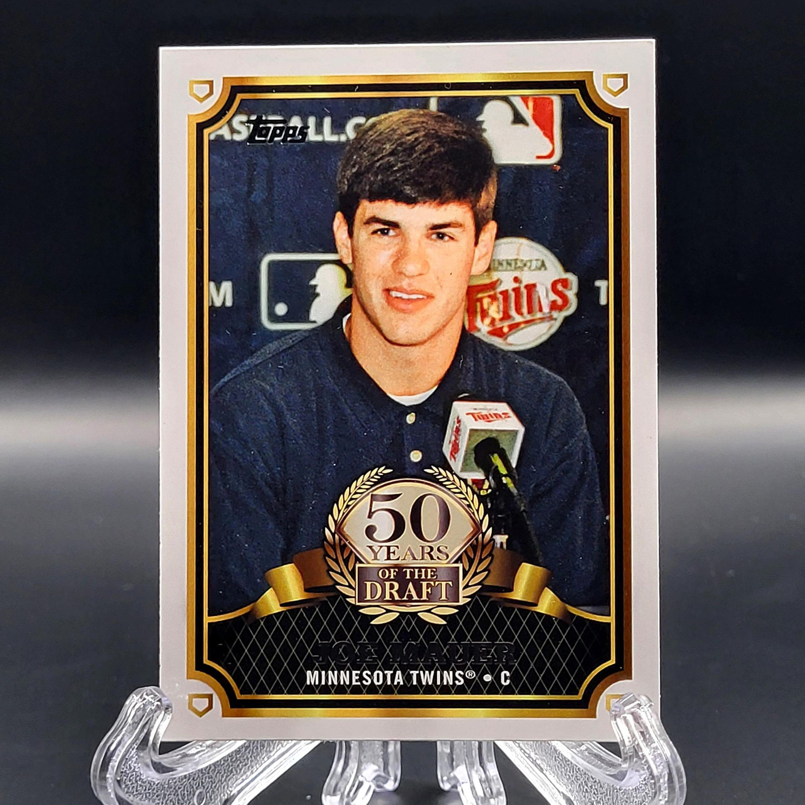 Joe Mauer 2014 Topps 60 Years Of The Draft Minnesota Twins