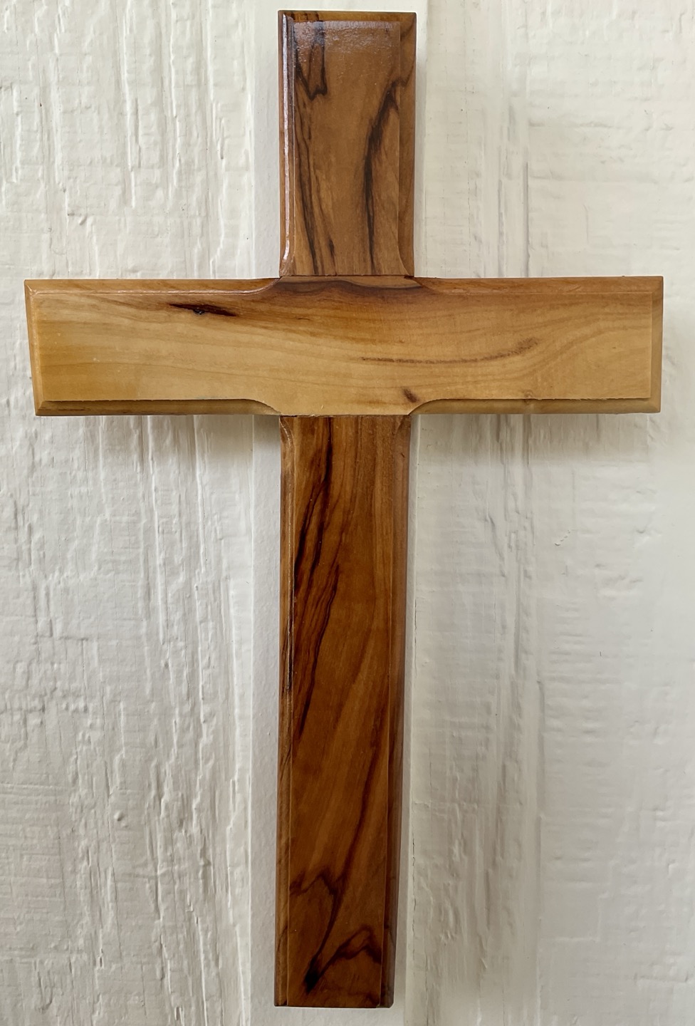 Olive Wood Religious Cross Wall Mount Handmade Jerusalem Holy Land ...