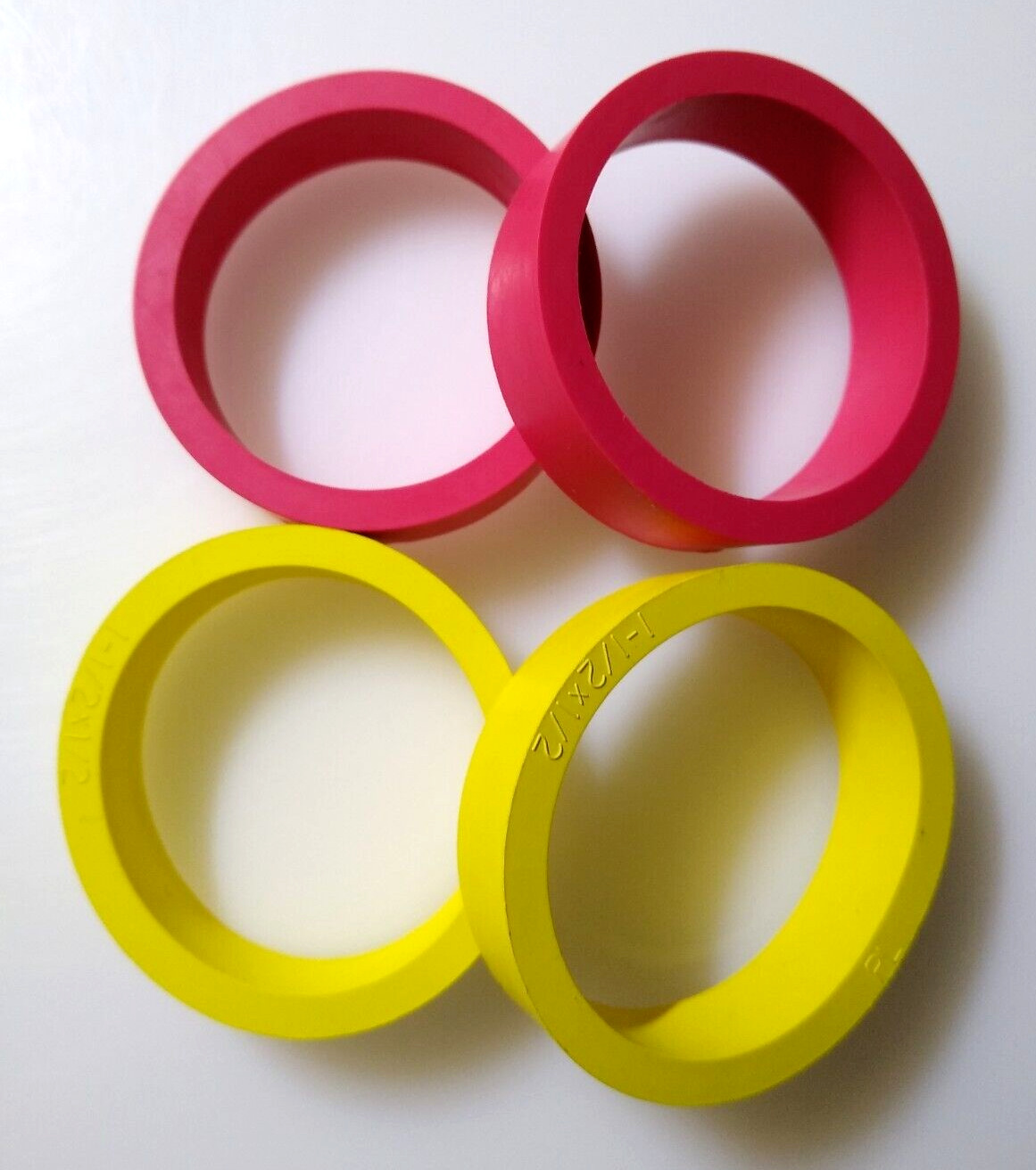 Pinball Flipper Rubber Rings Bands Pick Red Or Yellow 1.5" Size Fits 3 ...