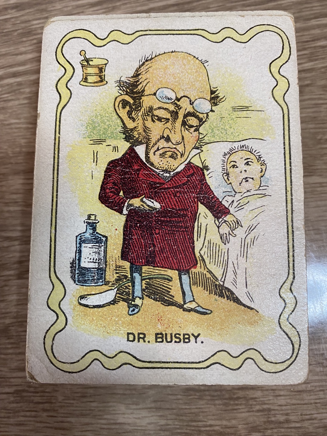 Antique Dr Busby Card Game ca.1890