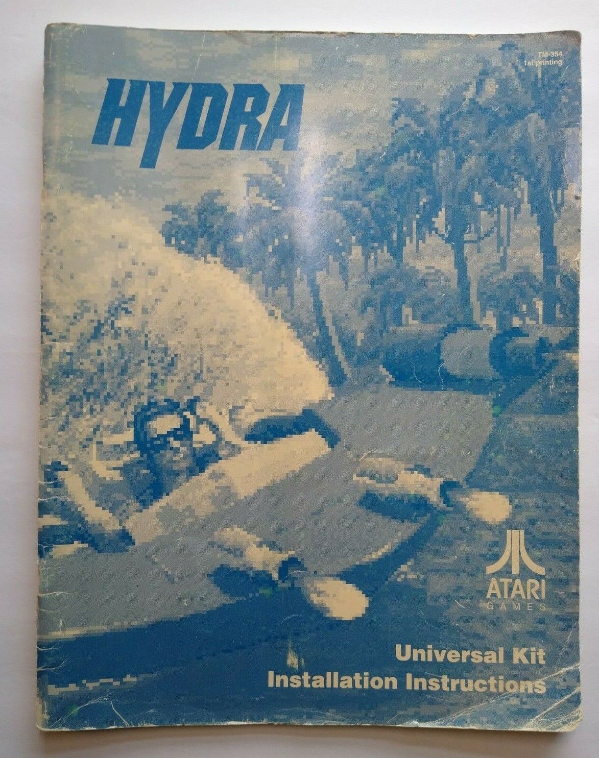 Hydra Arcade MANUAL Original Video Game Kit Operation Service Installation