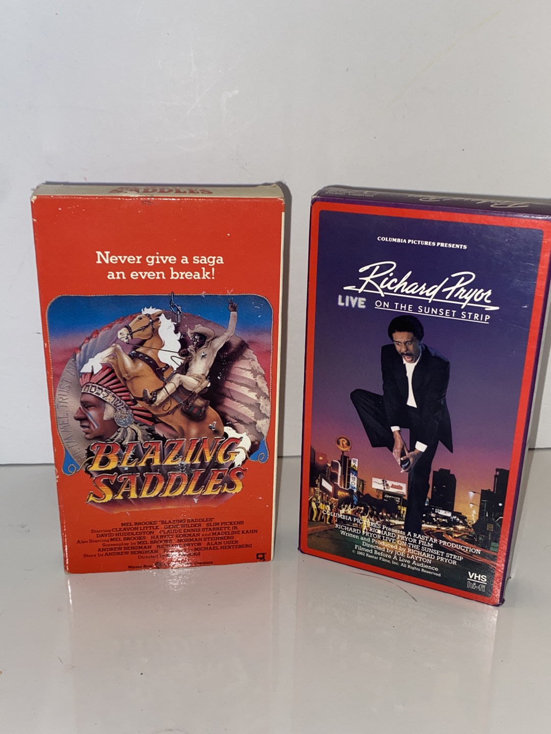VHS Blazing Saddles Richard Prior Live On The Sunset Strip Lot