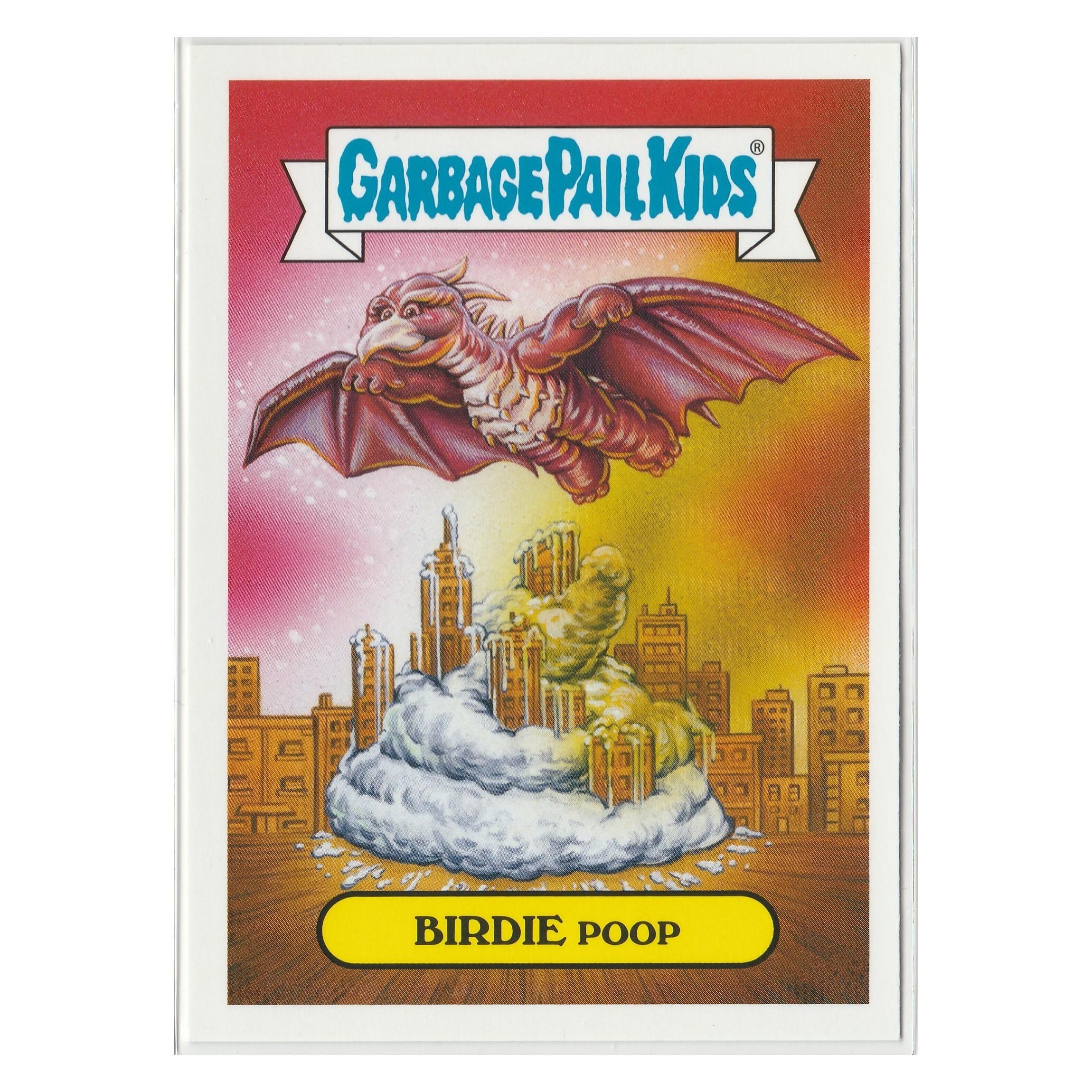 Garbage Pail Kids Birdie Poop Retro Horror Sticker #12b of 15 2019 ...