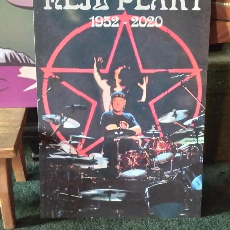 Rush's Neil Peart - Digital Prints - Posters - Wall Decor - Drums