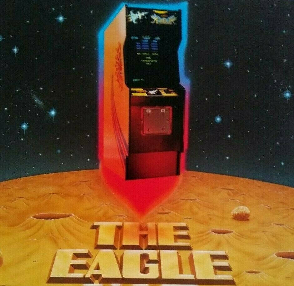 Eagle Arcade Flyer 1980 Original Video Game Paper Vintage Retro Art Promo