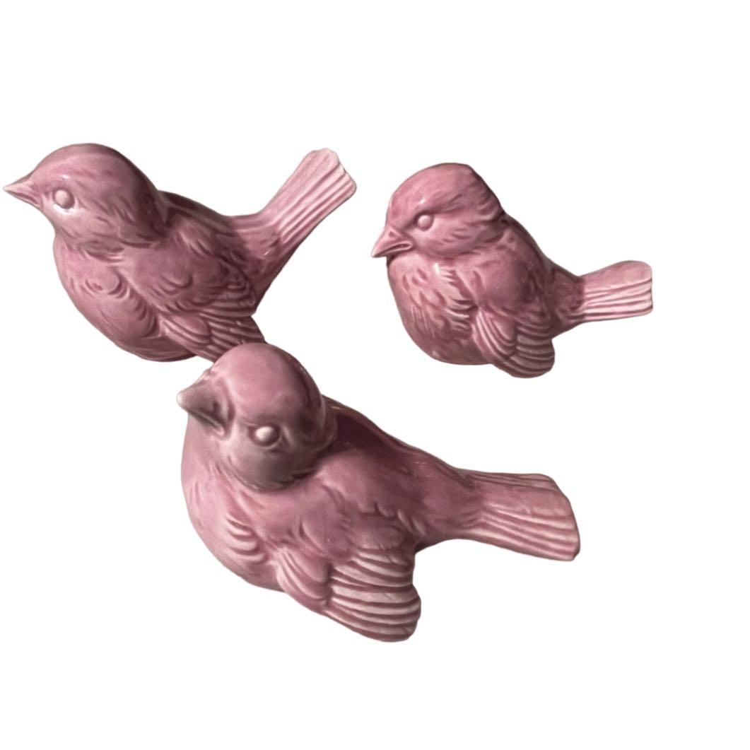 Goebel Pink Ceramic Birds