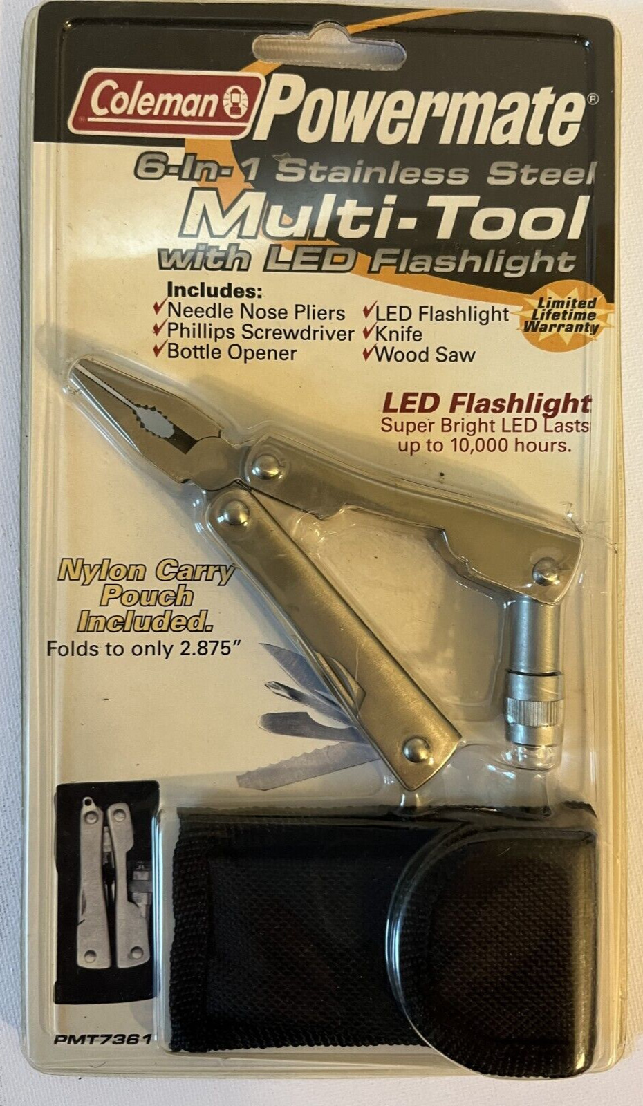 Coleman Vintage Powermate Multi-Tool w/LED Flashlight