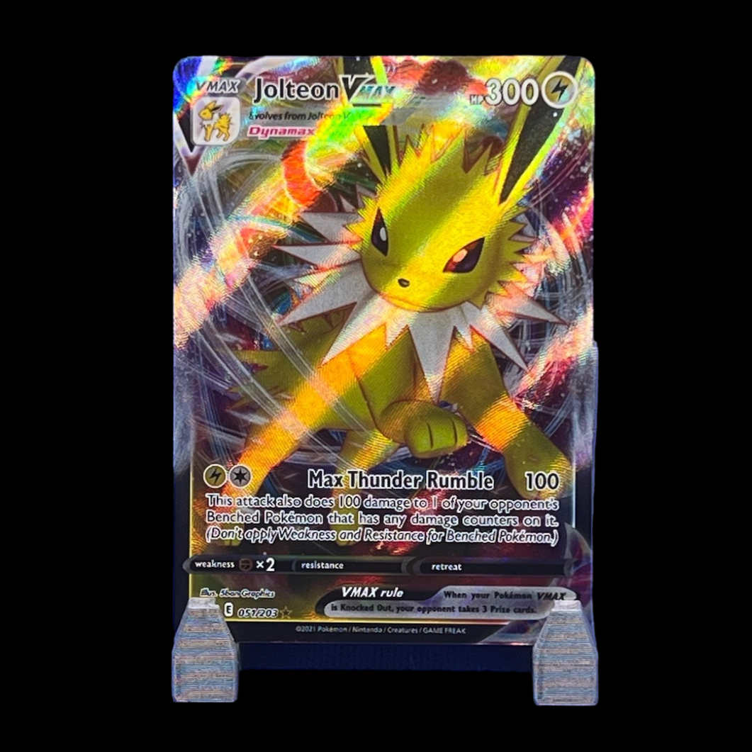 2021 Pokémon Jolteon VMax Evolving Skies Ultra Rare 051/203