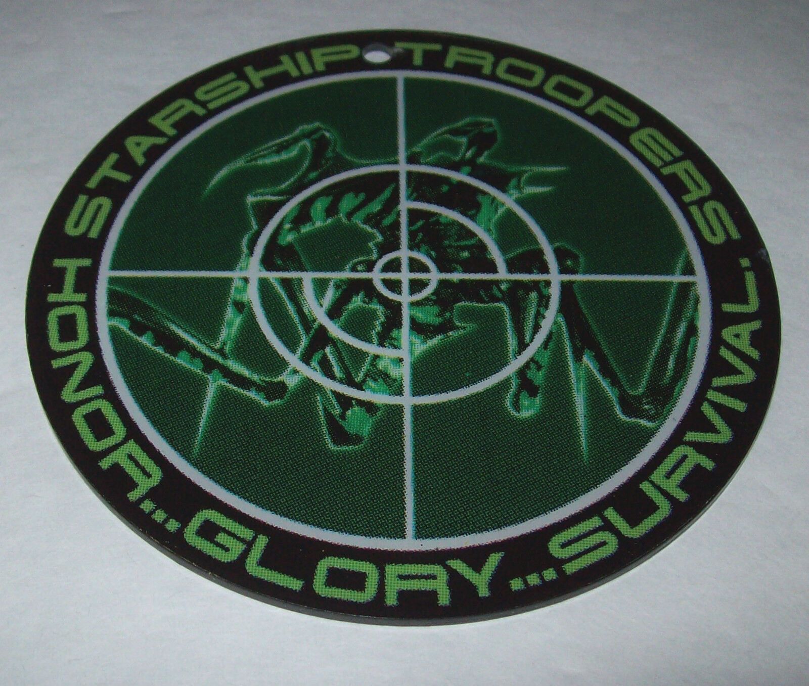 Starship Troopers Pinball KEYCHAIN 1997 Original NOS Large Round ...