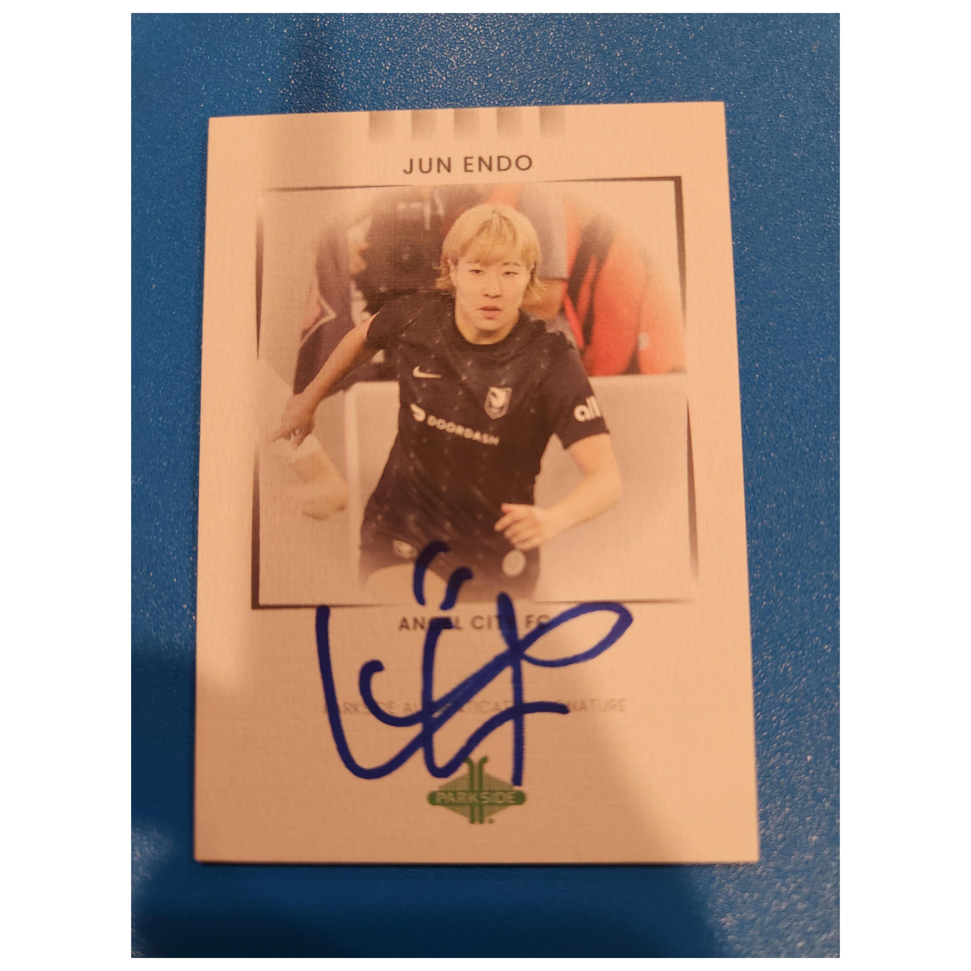 2022 Parkside Paramount Jun Endo Autograph PSS-JE Angel City FC