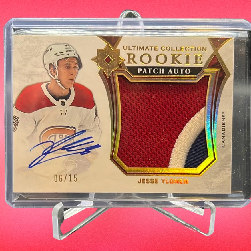Jesse Ylonen - Rookie Jumbo Patch Auto - 6/15