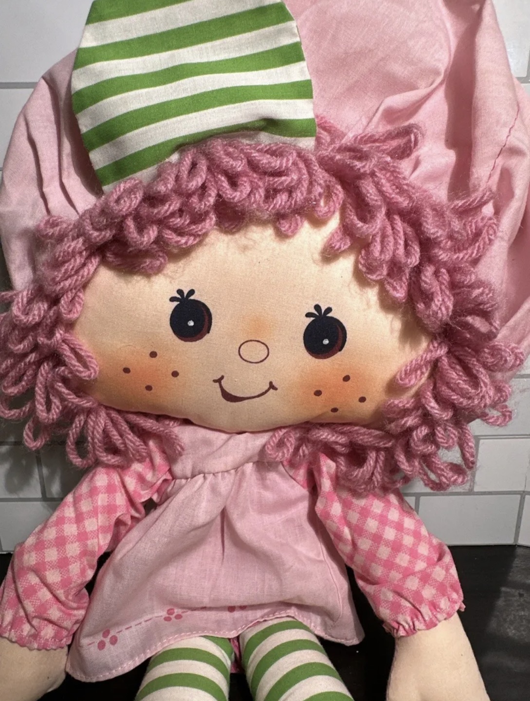 Strawberry Shortcake Raspberry Tart Rag Doll Soft Body Kenner 1981