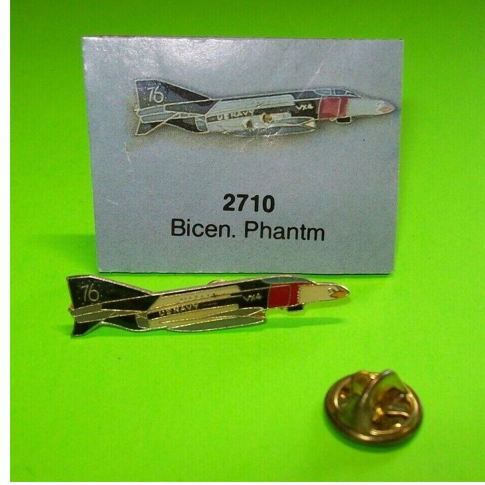 Bicentennial Phantom Enamel Badge Pinback Aviation Airplane VX-4 Navy ...
