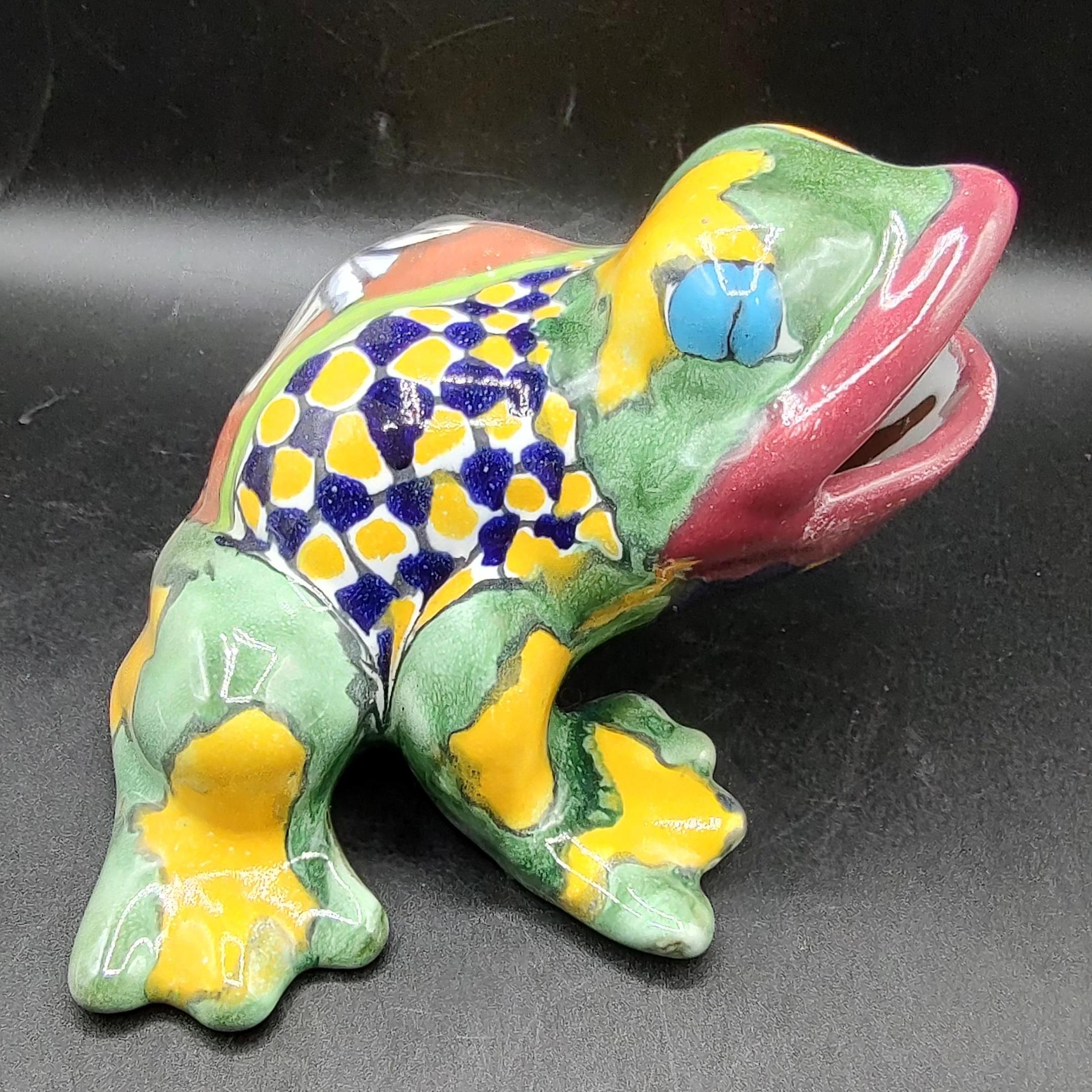 Mexican Talavera Pottery Frog