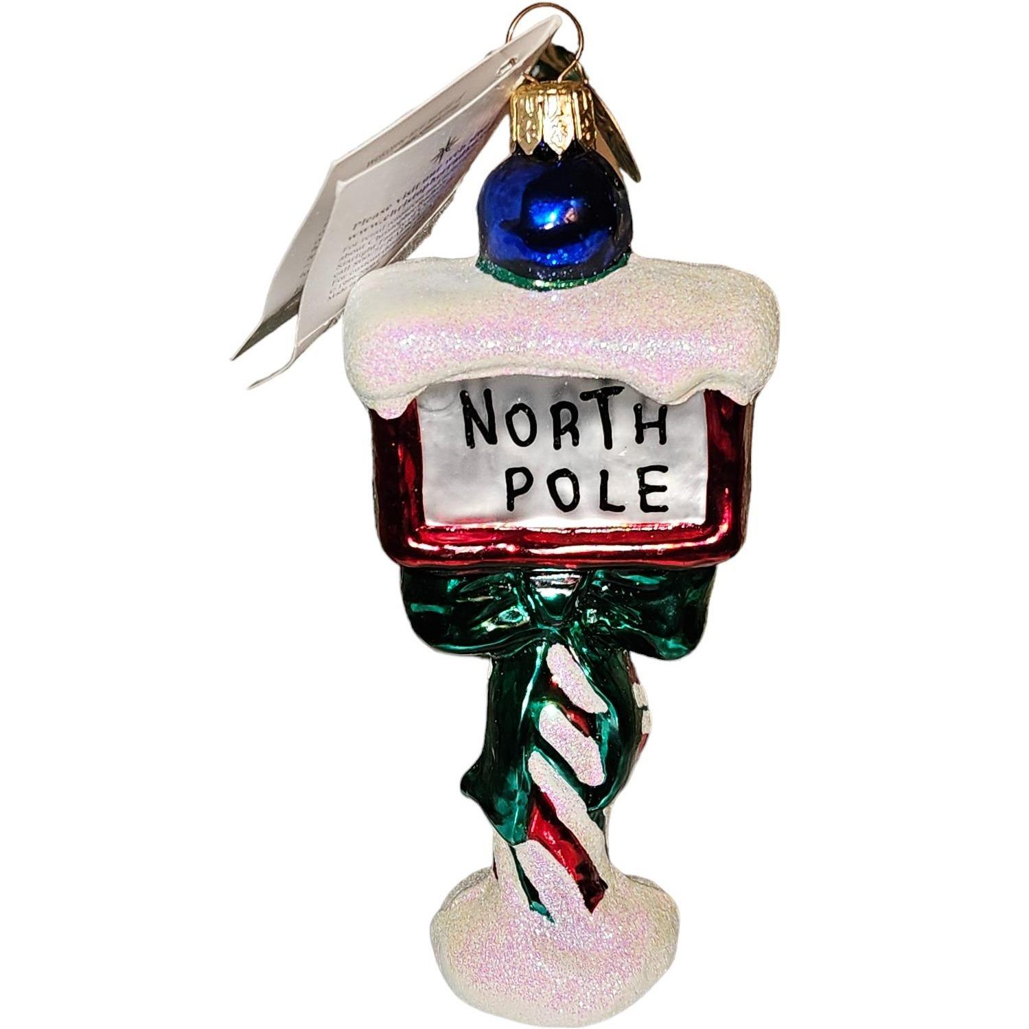 Vtg 2000 Signs Of Santa 3" Xmas Ornament Tag Original Price Label North ...