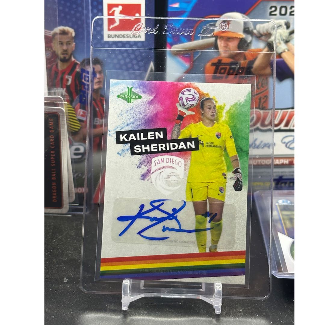 Kailen Sheridan Parkside Pride Auto Soccer Card