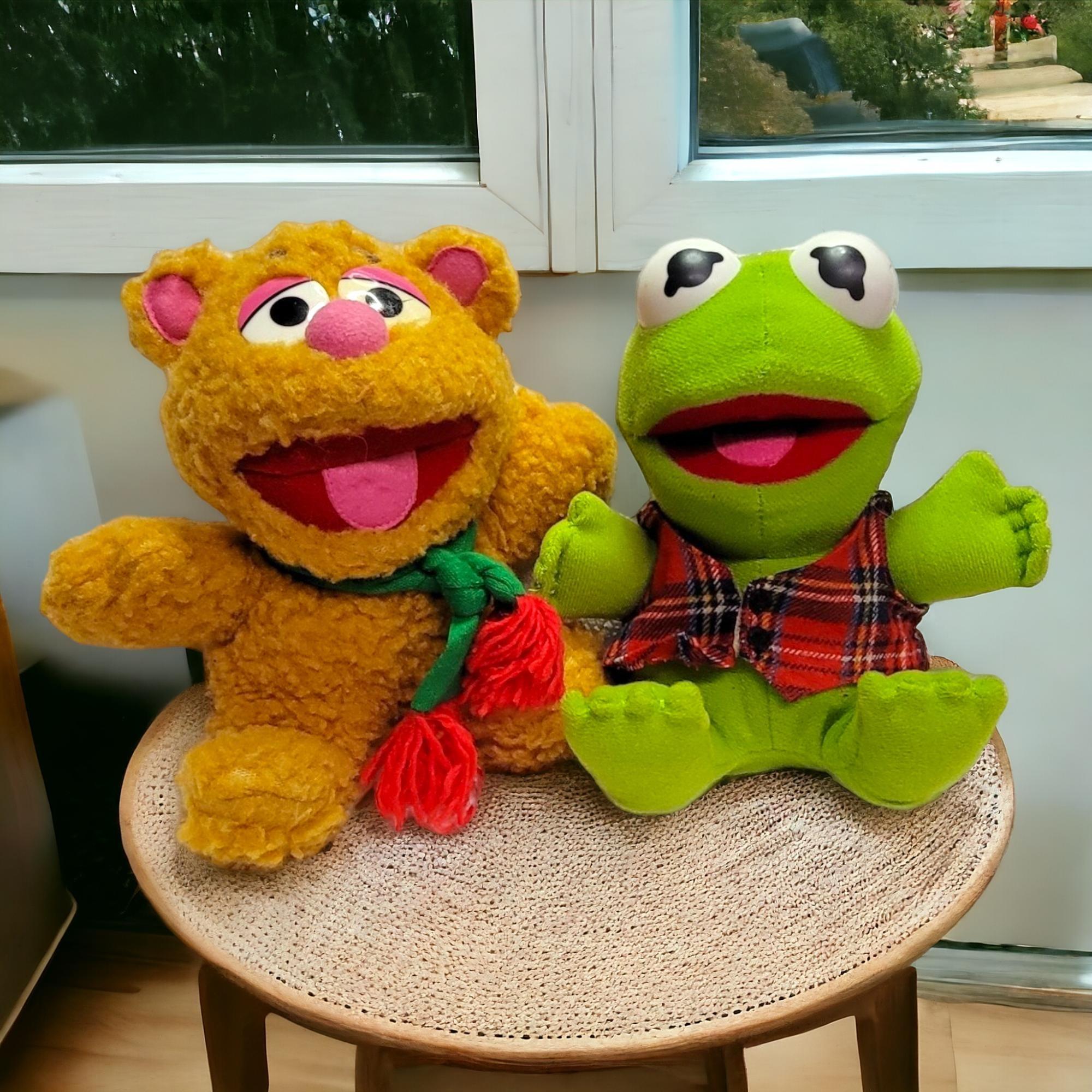 Vintage 1987 Jim Henson Muppets Plush Duo - Baby Fozzie Bear & Baby ...